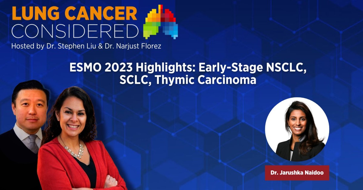 ESMO 2023 Highlights: Early-Stage NSCLC, SCLC, Thymic Carcinoma | IASLC